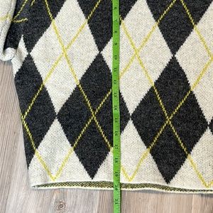 Pringle | Sweaters | Nwt Pringle Of Scotland X Hm Argyle Oversized Crop ...